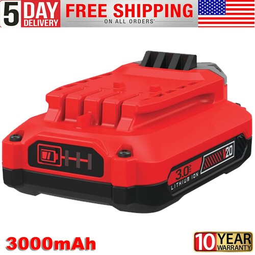 For CRAFTSMAN V20 3.0Ah MAX Lithium Ion 20V 40WH CMCB202 Battery ...