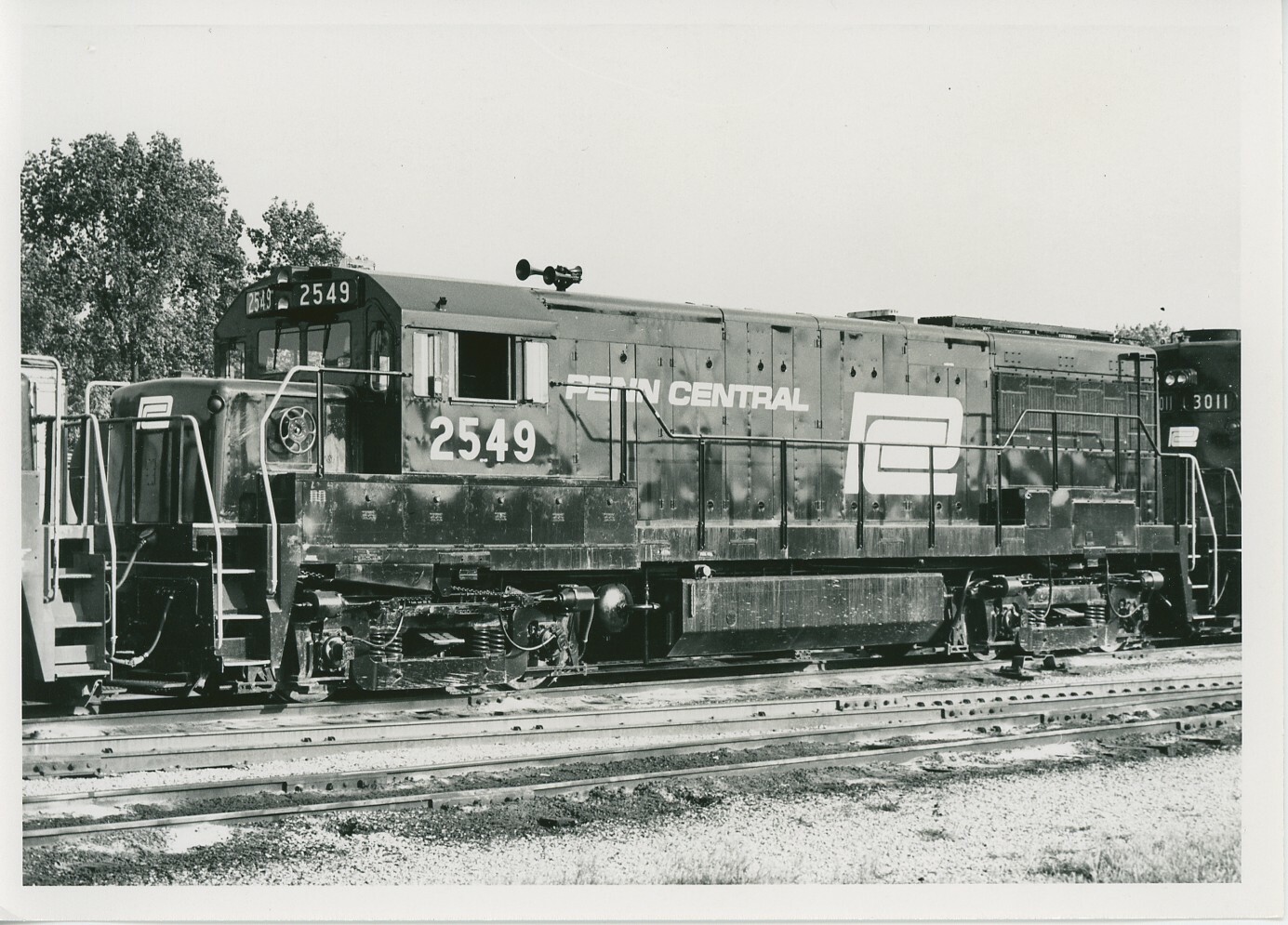 1960s Penn Central Railroad Photo #2549 General Electric GE U25B ...