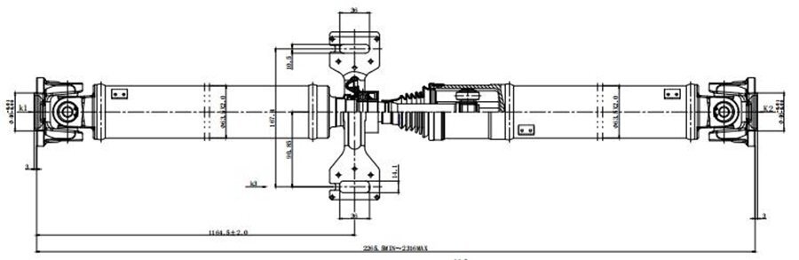 Drive Shaft Rear For Toyota Rav4 Awd 2006-2015 Driveshaft 2007 ...