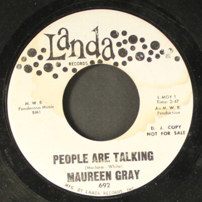 MAUREEN GRAY: people are talking / oh my LANDA 7" Single 45 RPM | eBay ...