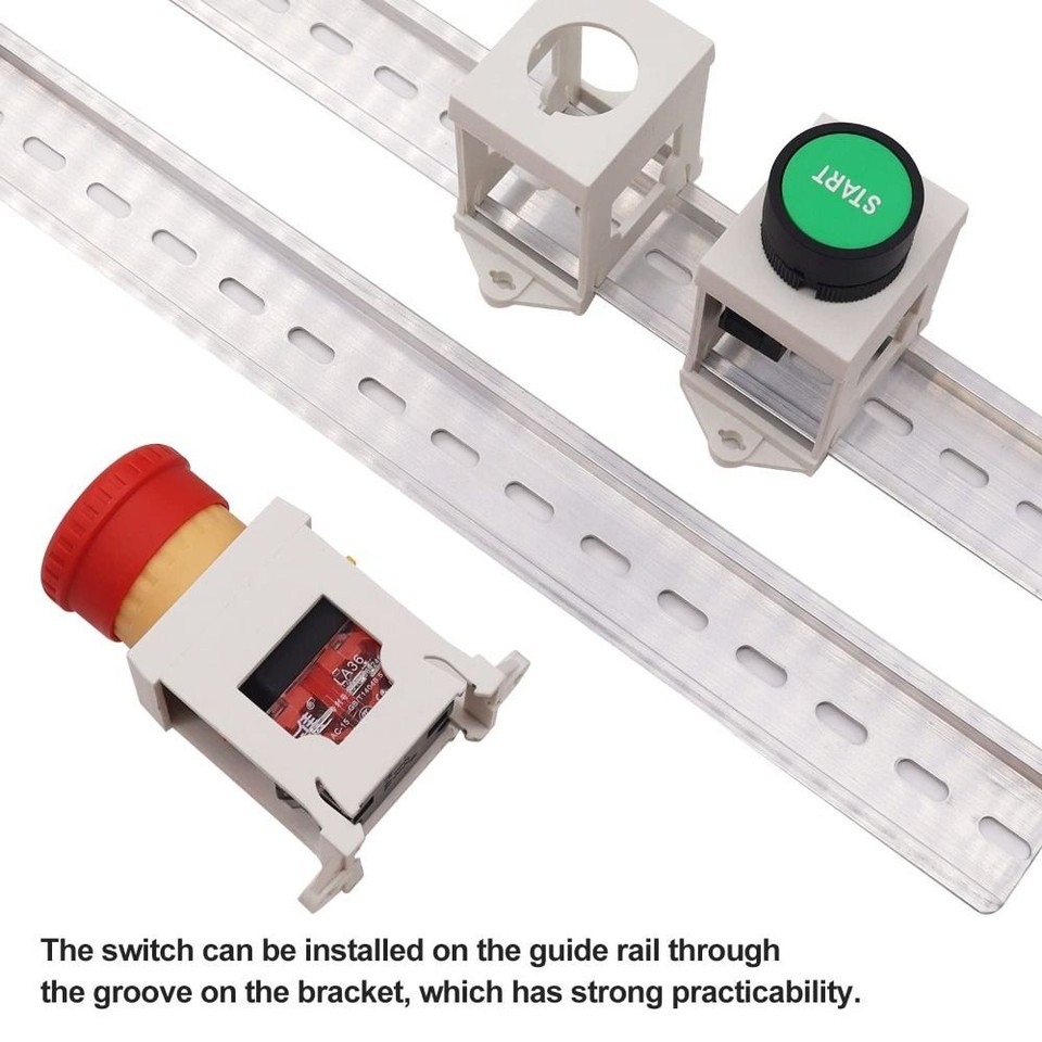 4pcs Plastic Button Mounting Bracket Potentiometer Pushbuttons 22mm Diameter | eBay UK