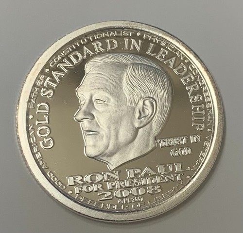 2008 Ron Paul For President 1oz .999 Silver Round | eBay