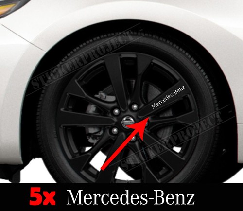 Adhésifs Mercedes Benz Roues Wheels Stickers X5 | eBay