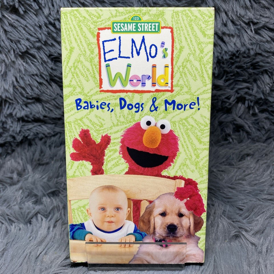 Elmos World Babies, Dogs & More VHS Tape 2000 Sesame Street Muppets ...