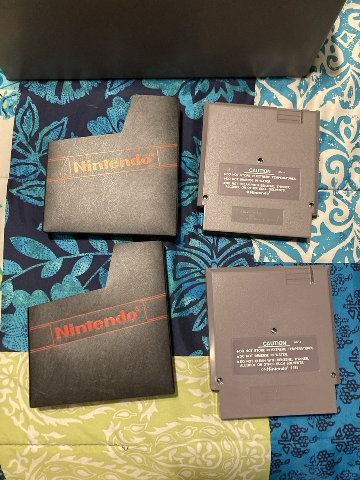 10 Nintendo NES Games In Case MC Kids Dick Tracy Joust Xexyz Athena ...