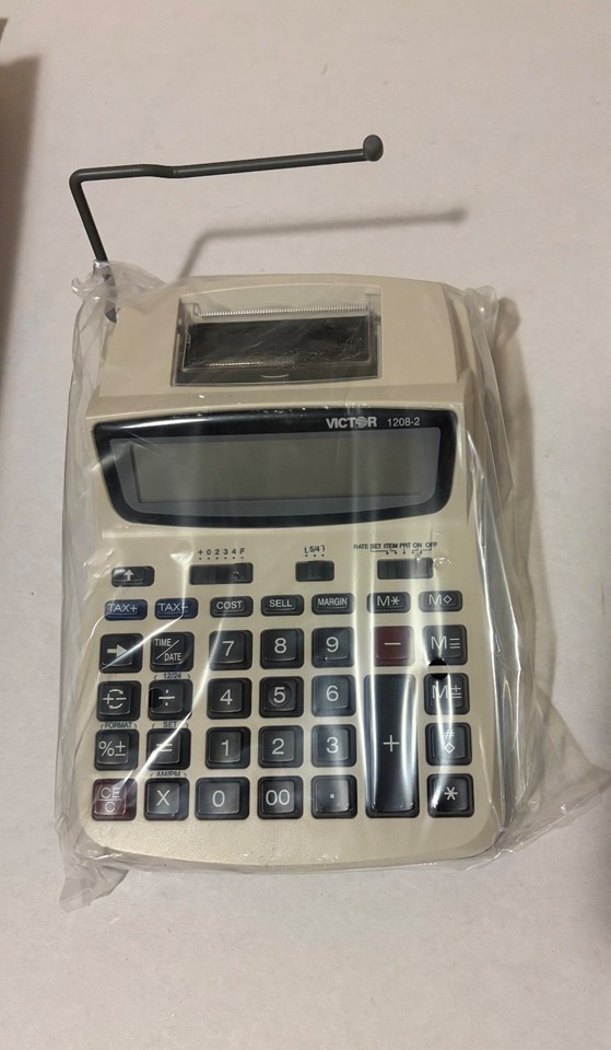 Victor 1208-2 Printing Calculator – New in Plastic | eBay