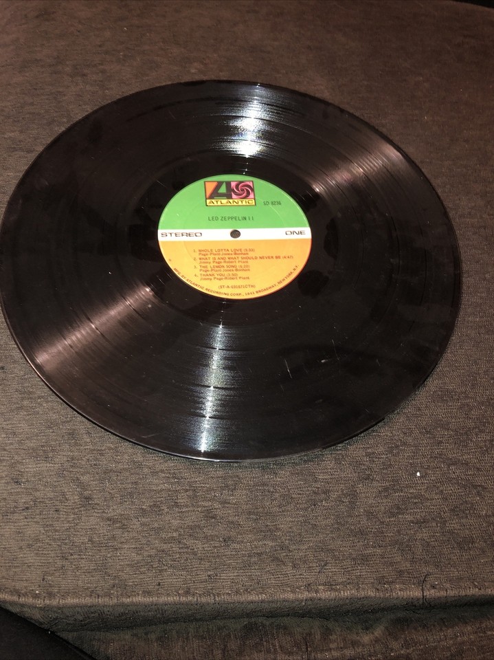 LED ZEPPELIN II Stereo SD 8236 LP Vinyl Record Vintage Music Album | eBay
