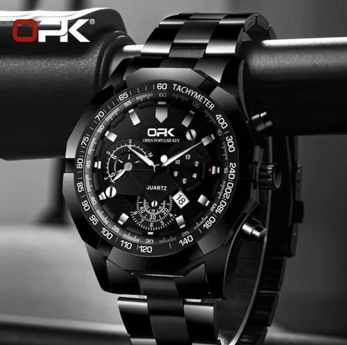 OPK Men's Quartz Watch - Black | eBay