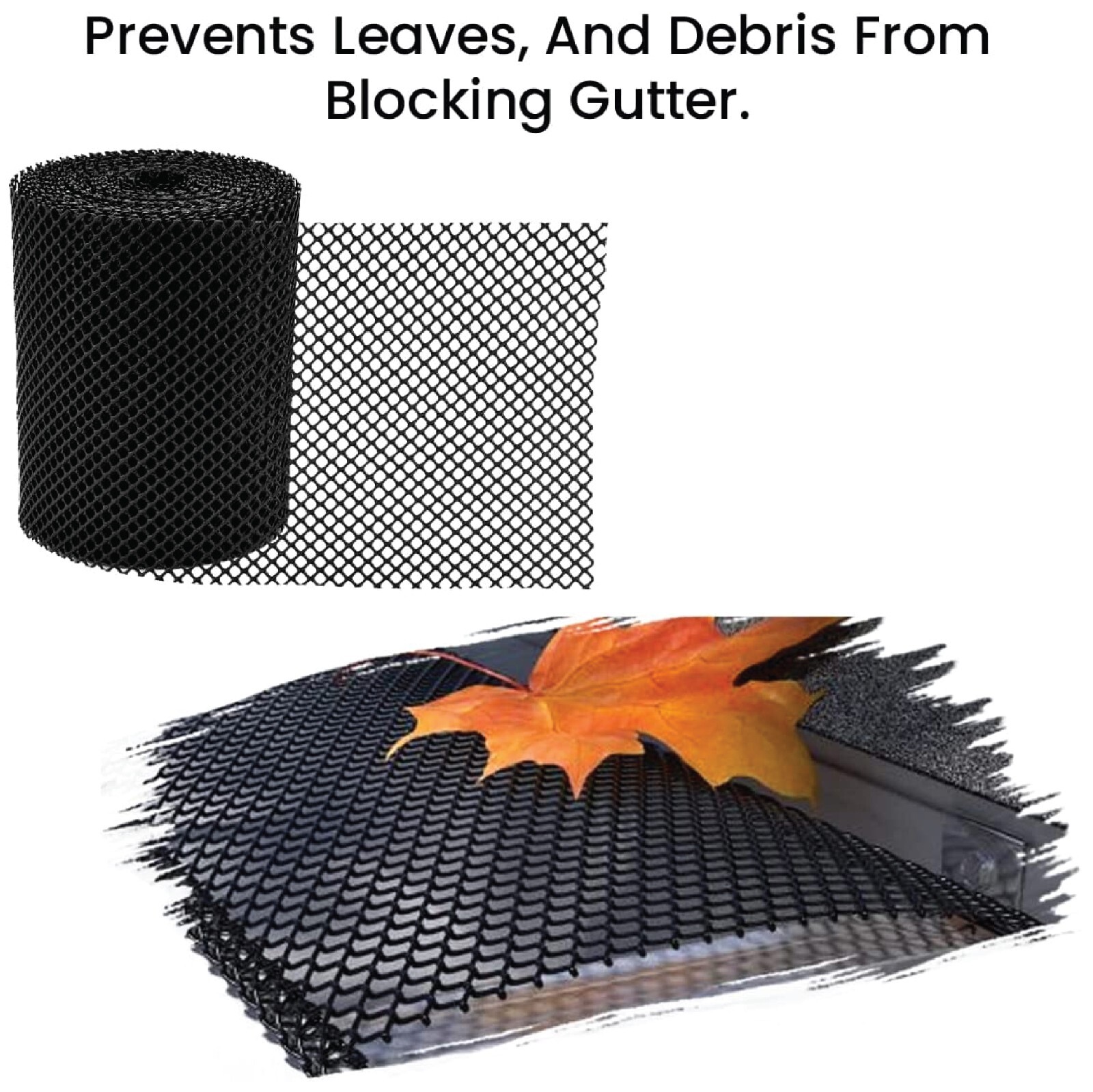 Gutter Mesh Gutter Protection Rolls Protection Debris Leaf Block Guard ...