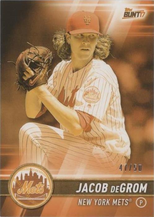 2017 Topps Bunt - Jacob deGrom #65 Orange /50 for sale online | eBay