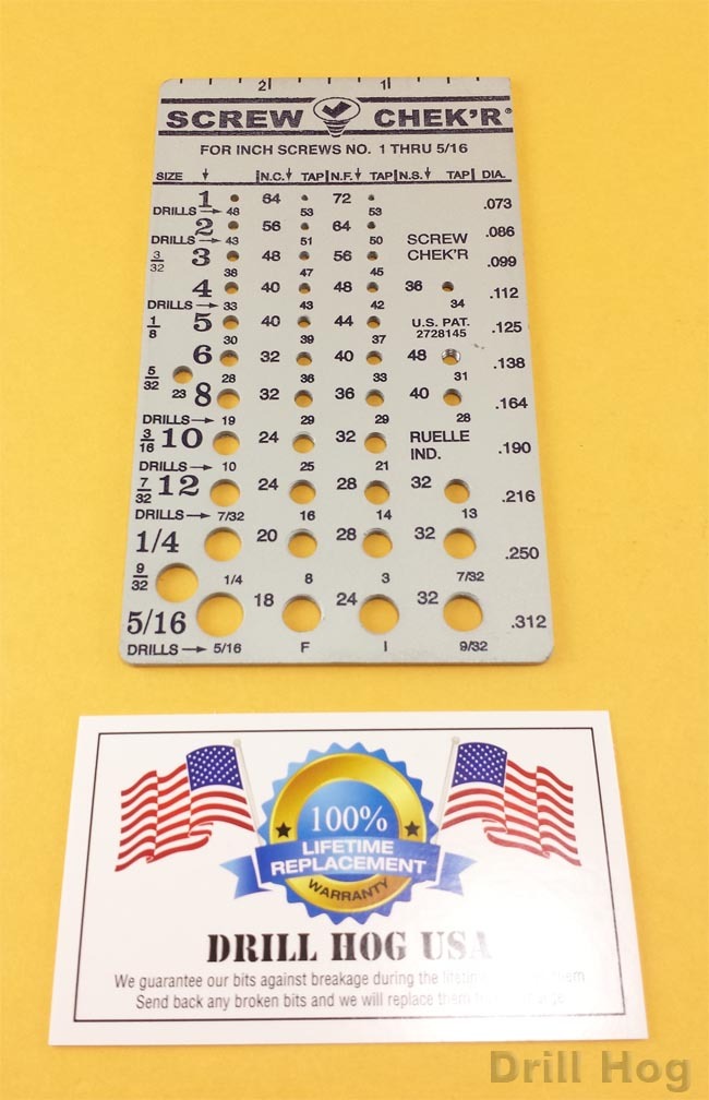 Metal Screw Checker Bolt Thread Screw Check'r Bolt Pitch Tool SAE Steel ...