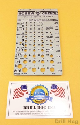 Metal Screw Checker Bolt Thread Screw Check'r Bolt Pitch Tool SAE Steel ...