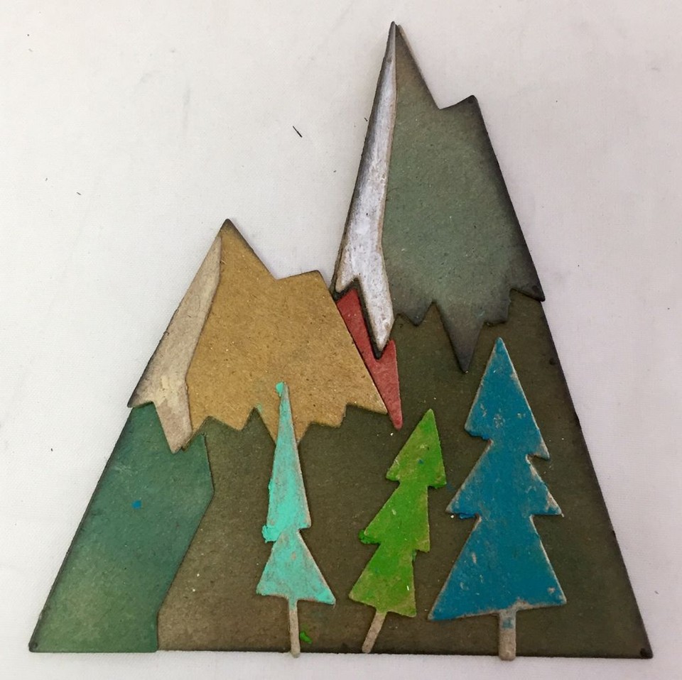 Tim Holtz Die Cuts * Alpine * Mountain Scene * Five Sets * Chipboard | eBay