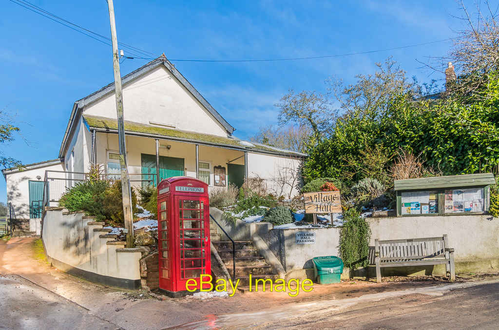 Photo 6x4 Combe Raleigh village hall Honiton Village hall built in 1926 ...