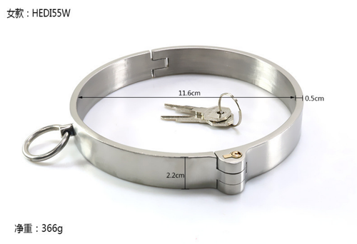 Stainless Steel Metal Neck Collar with Chain Hand Ankle Cuffs ...