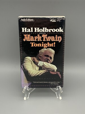 Mark Twain Tonight! Hal Holbrook Audio Cassettes 2004 Brand New ...