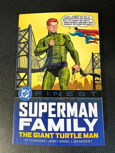 DC Finest Superman Family The Giant Turtle Man Deluxe TPB BRAND NEW ...