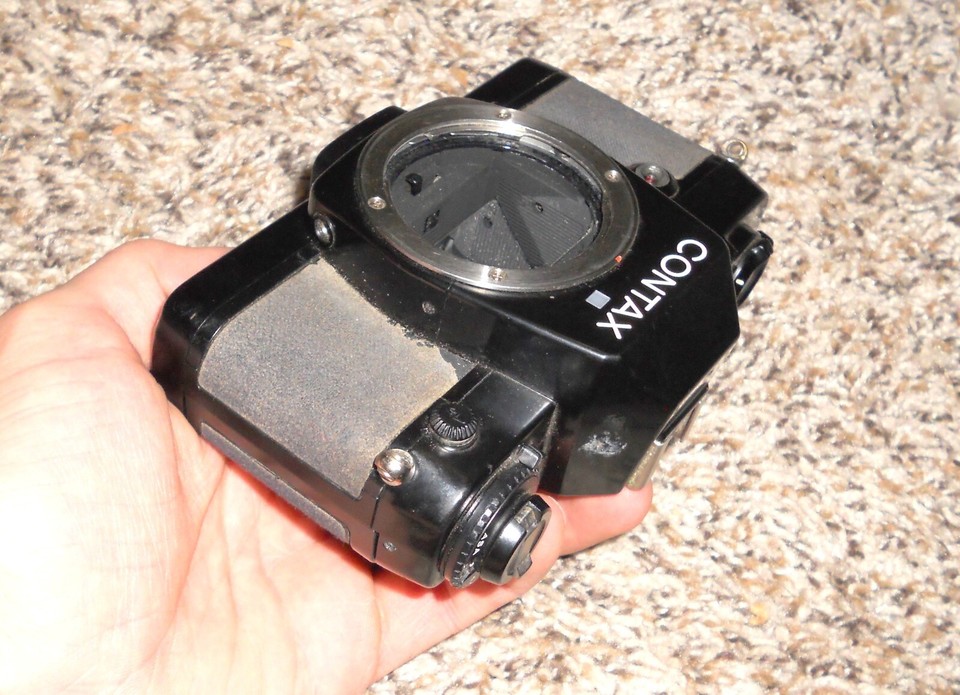 Vintage Contax 137 MD Quartz Film Camera Body As Is Untested | eBay