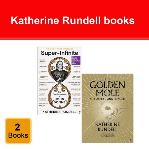 Katherine Rundell Collection 2 Books Set Super-Infinite, Golden Mole ...