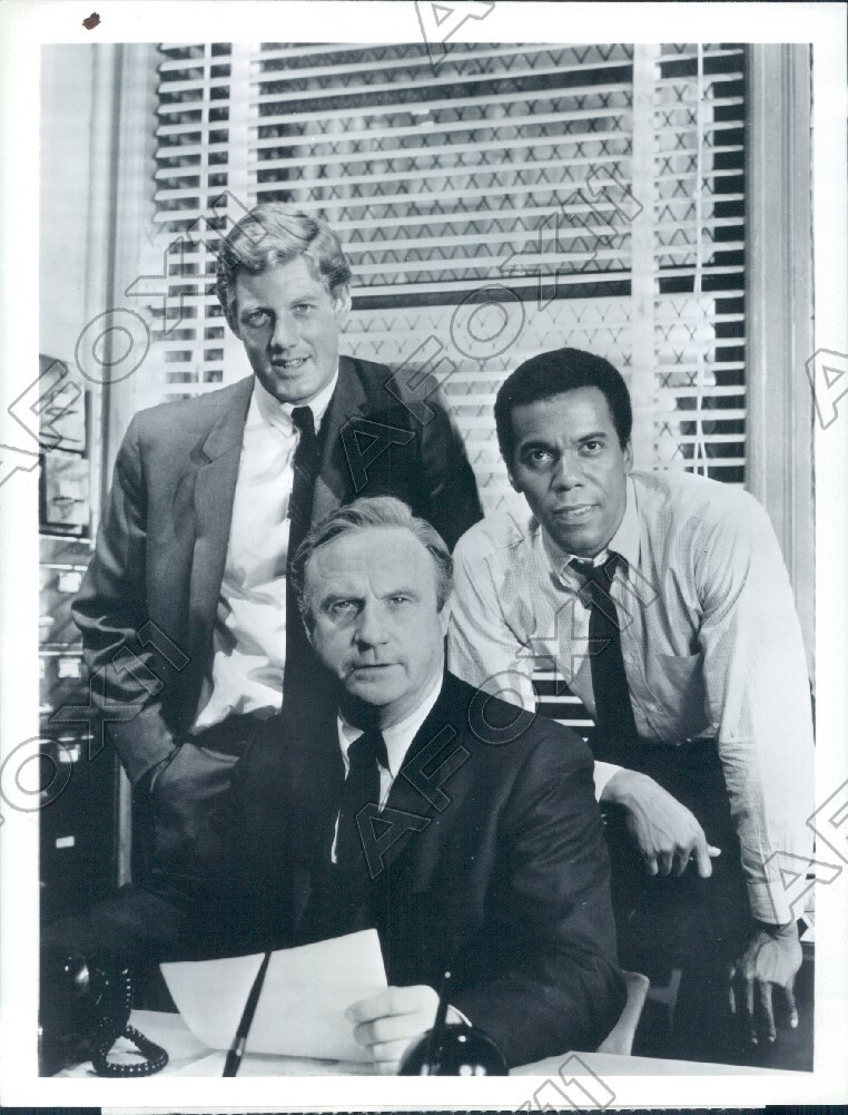1967 Actors Frank Converse Jack Warden Robert Hooks NYPD Press Photo | eBay