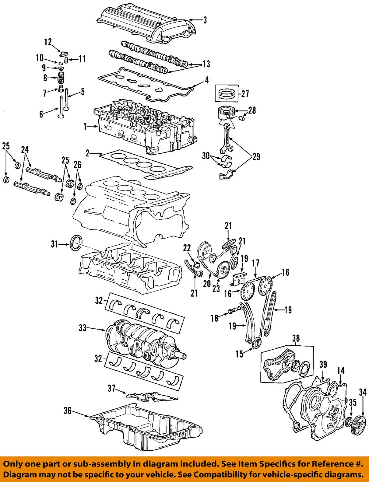 GM OEM 02-11 Alero EngineTransaxle Engine Parts-Guide 24449448 | eBay
