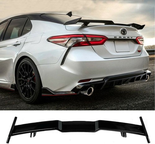 For 2018-2023 Toyota Camry Gloss Black JDM TRD Style Highkick Trunk ...