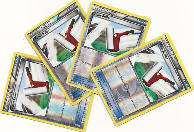 4x PAINT ROLLER #79/98 - XY Ancient Origins Pokemon Card- REV HOLO ...