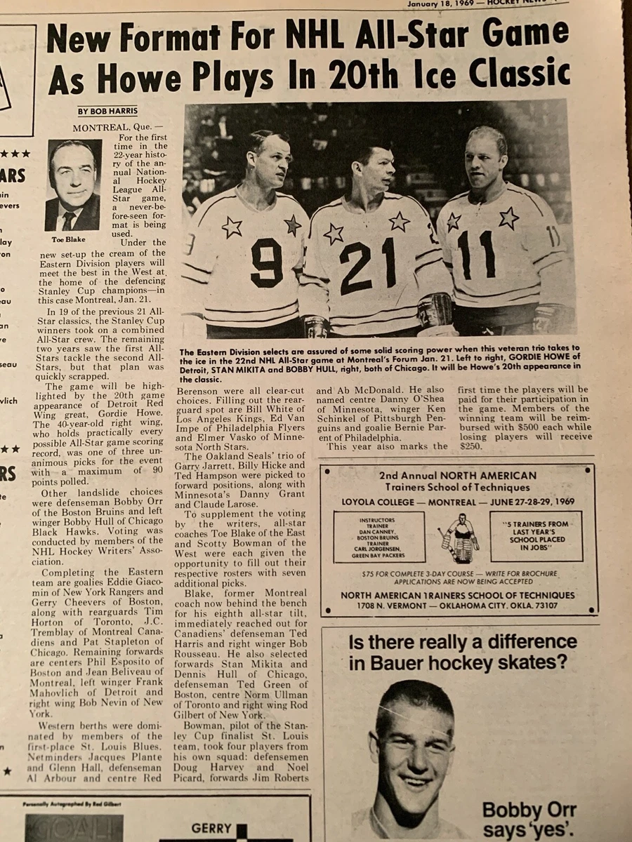 Gordie Howe Bobby Hull V