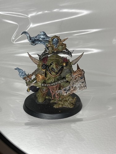 Death Guard Lord of Contagion -Painted- Warhammer 40k Nurgle | eBay UK