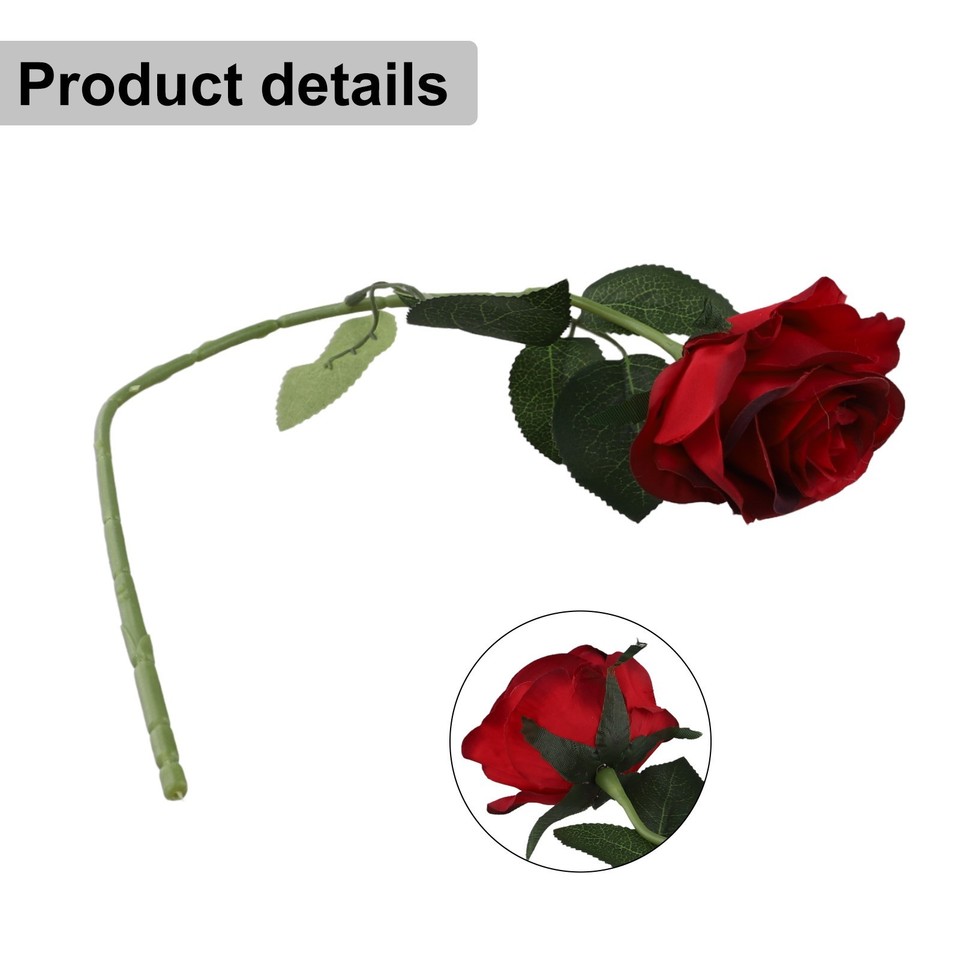 Stylish Artificial Single Rose for Living Room and Wedding Decor Ideas ...