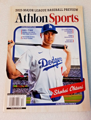 Athlon Sports Magazine 2025 Major League Baseball Preview:Shohei Ohtani ...