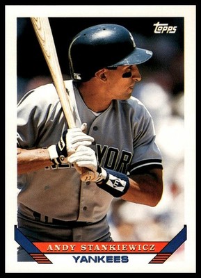 1993 Topps #348 Andy Stankiewicz Yankees | eBay