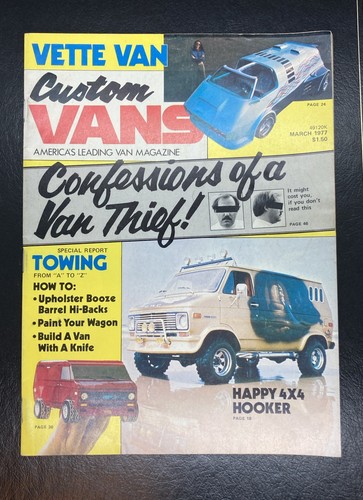 Custom Vans Magazine - March 1977 Happy 4x4 Hooker / Rare | eBay