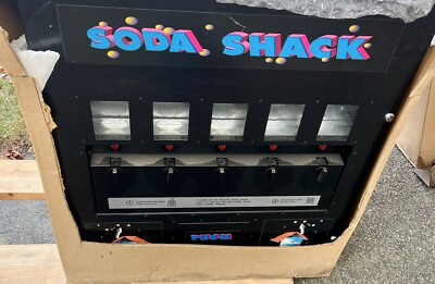 NEW Soda Shack Coin Only Refrigerated Beverage Vending Machine 1.25 Per ...