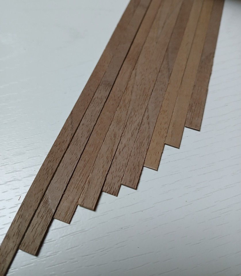 WOODEN MODEL SHIP DECKING/HULL PLANKING, SHEATHING STRIPS (6MM/3.5MM ...
