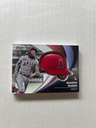 BRANDON MARSH 2022 TOPPS UPDATE COMMEMORATIVE BATTING HELMET RELIC #BH ...