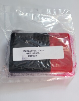 Paymaster 7000 Ink Ribbon Cotton Off-Spool | eBay