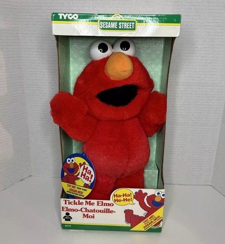Original VINTAGE 1996 TICKLE ME ELMO SESAME STREET BY TYCO NEW IN BOX ...