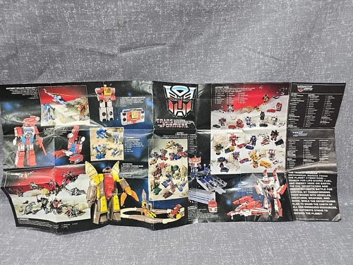 Transformers G1 Vintage 1985 Checklist Insert Bradley Pawtucket Poster ...