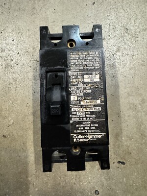 CC2200 200A 240VAC 2 Pole Circuit Breaker - Cutler-Hammer | eBay