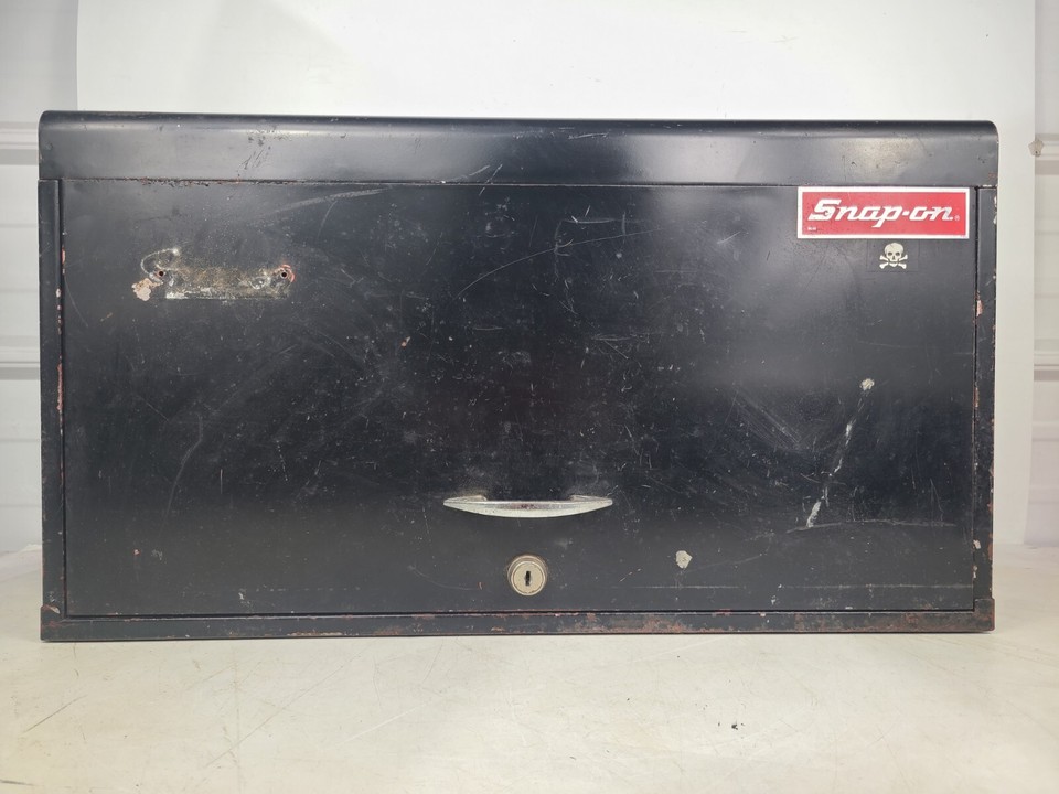 Vintage Snap On 9 Drawer Top Tool Box Chest With Key (26"x12"x14") | eBay