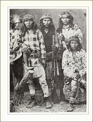 1978 Vintage Print Apache Outlaw Ankle Chain Execution Native ...