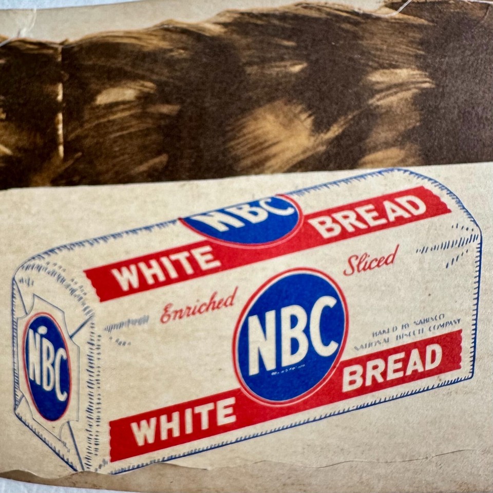 RARE 1955 DISNEY Davy Crockett Coonskin Paper Hat NBC Bread Promo ...