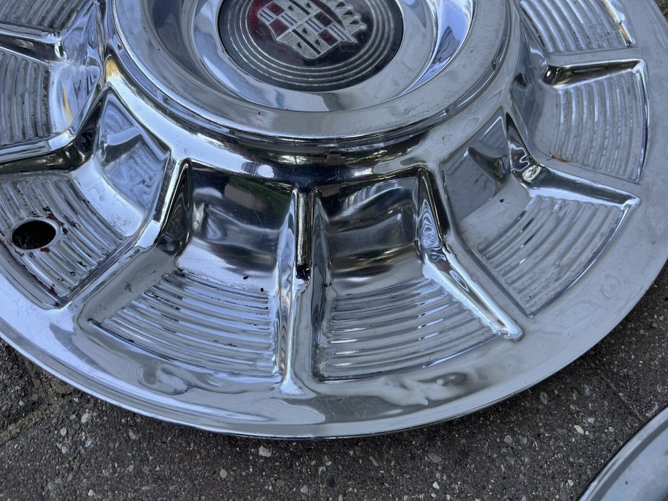 1957 Cadillac Hubcaps/Wheel Covers (2) | eBay
