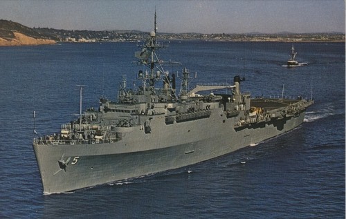 USS Ogden LPD 5 US Navy Ship Postcard | eBay