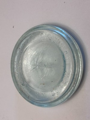 ACME Glass Fruit Jar Lid 1885 RB11 | eBay