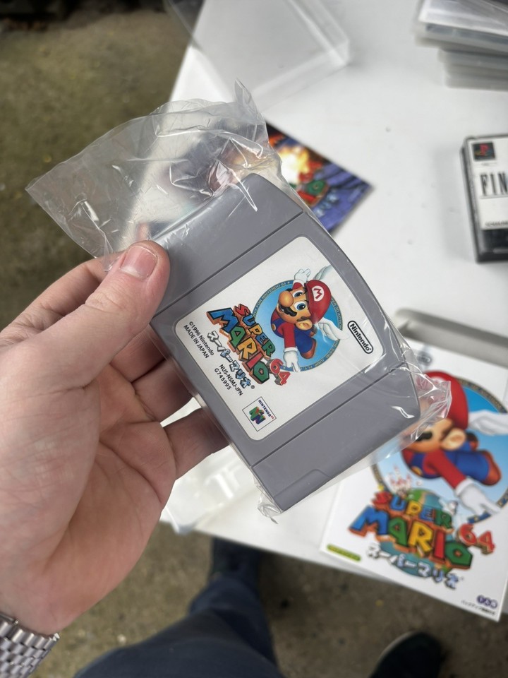 Super Mario 64 N64 w/BOX MANUAL Nintendo 64 USED IN JAPAN Japanese ...