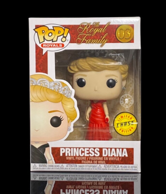 Funko Pop + Pop Stack! The Royal Family #03 Princess Diana (CHASE ...