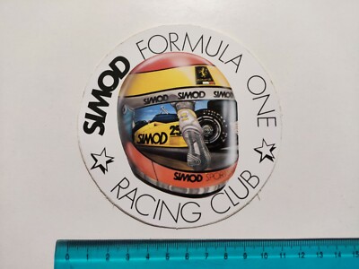 Adhesive Simod Formula One Racing Club Sticker Autocollant Vintage 80s ...