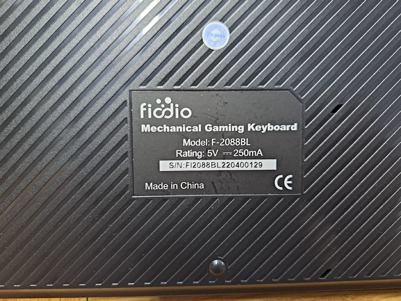 Fiodio Retro Mechanical Gaming Keyboard with Blue Switches F-2088BL ...